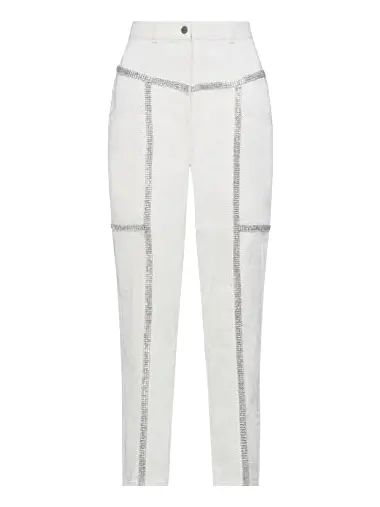 CIRCUS HOTEL Cotton Jeans - White