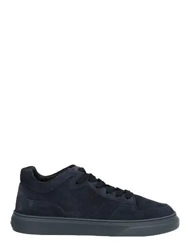 Hogan Leather Sneakers - Blue