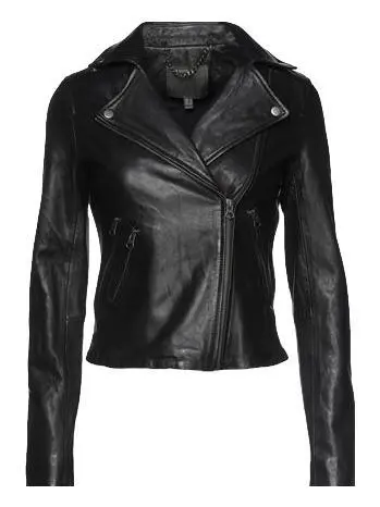 MUUBAA Lambskin Leather Jacket - Black