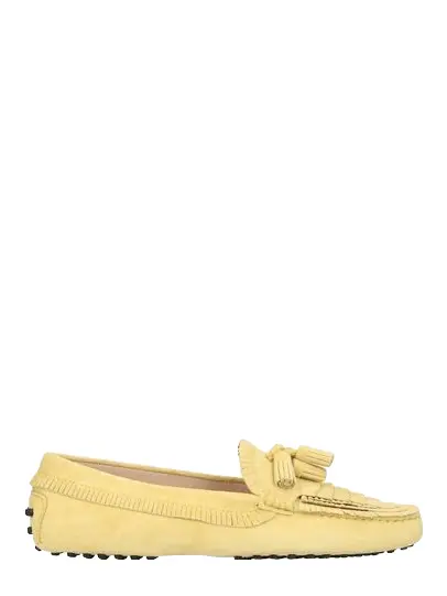 TOD'S Leather Loafers - Yellow