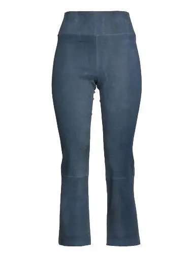 Sprwmn Lambskin Bootcut Pants - Blue