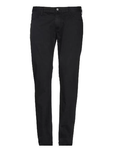 Emporio Armani Pants Size Cotton, Elastane - Black