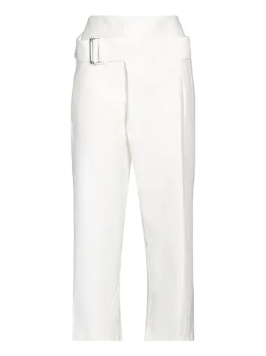 Erika Cavallini Tapered Twill Pants - White