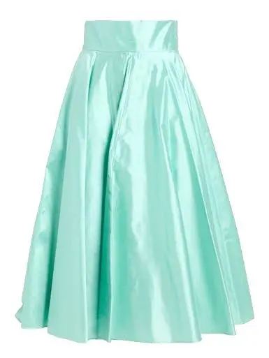 Dolce & Gabbana Light Silk Midi Skirt - Green