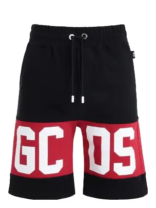 Gcds Cotton Shorts - Black