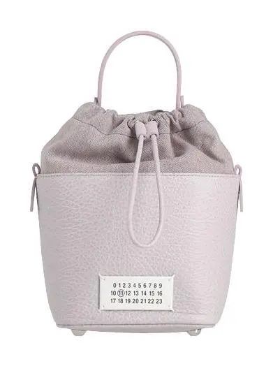 MAISON MARGIELA Lilac Pebbled-leather Bucket Bag - Purple