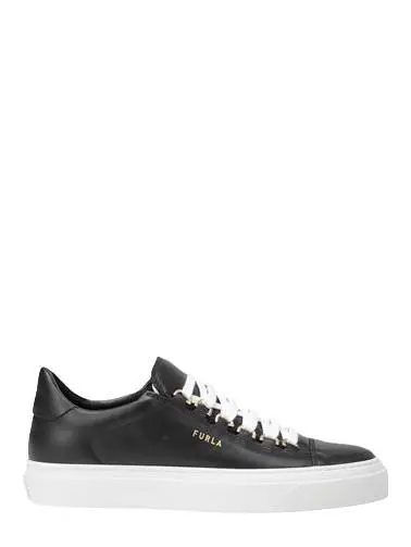 Furla Hikaia Low Lace-up Sneakers - Black