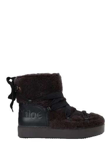 See By Chloé Padded Ankle Boots - Brown
