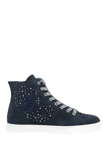 Hogan Rebel Leather High-top Sneakers - Blue
