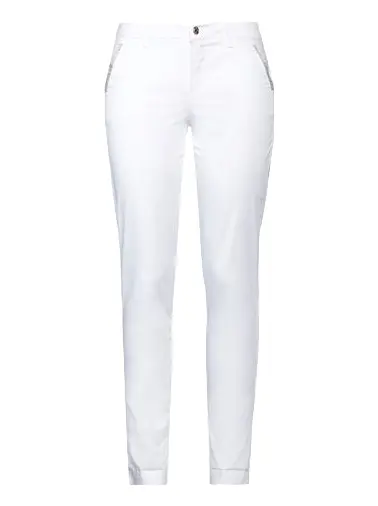 LIU •JO Slim Fit Straight-leg Pants - White