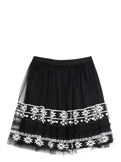 Pinko Flared Mini Skirt - Black