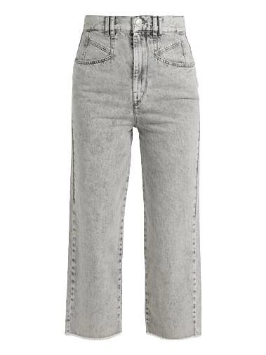 Isabel Marant Étoile Faded Denim Jeans - Light Grey