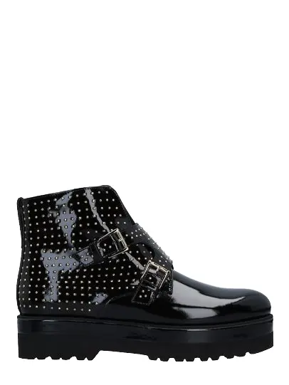 Hogan Leather Ankle Boots - Black
