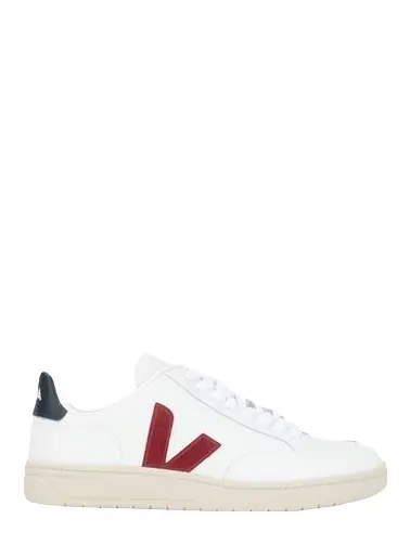 VEJA V-12 Soft Leather Sneakers - White
