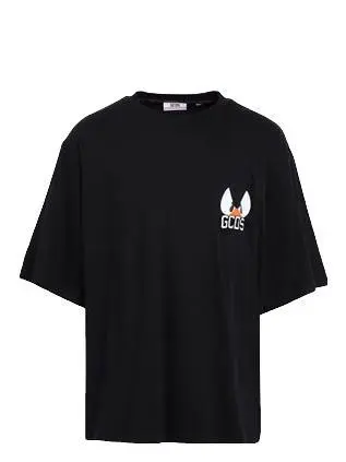 Gcds T-shirt Size Cotton - Black