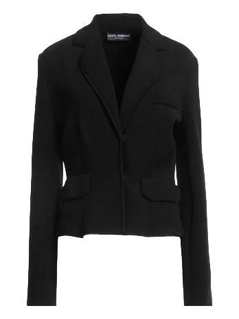 Dolce & Gabbana Knit Blazer Jacket - Black