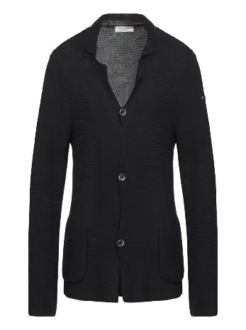TRUSSARDI Knitted Single-breasted Blazer - Blue