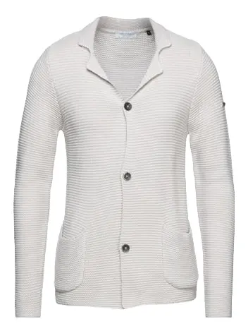 TRUSSARDI Knitted Single-breasted Blazer - Grey