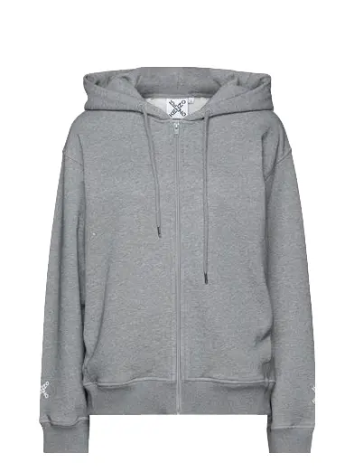 Kenzo French Terry Zip-up Hoodie - Grey