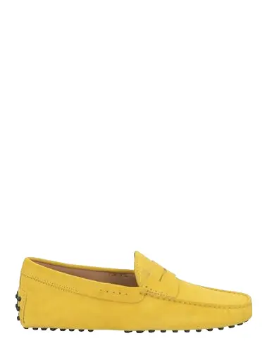 TOD'S Leather Loafers - Yellow