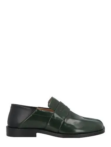 MAISON MARGIELA Leather Penny Loafers - Green