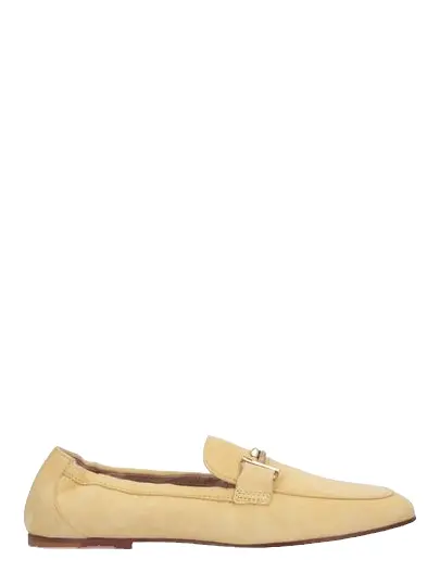 TOD'S Leather Loafers - Yellow