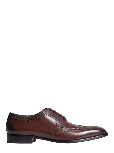 Dunhill Lace-up Brogues In Leather - Brown