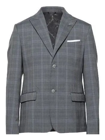 DANIELE ALESSANDRINI Blazer Size Polyester, Viscose, Elastane - Grey