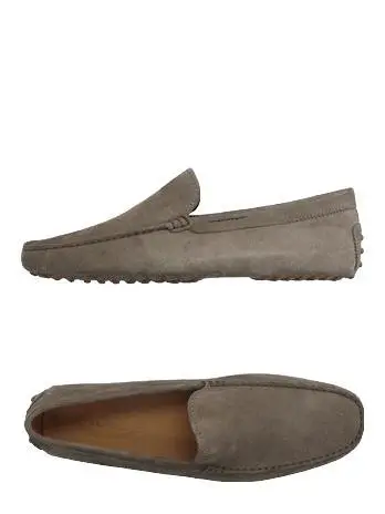 TOD'S Loafers In Leather - Grey