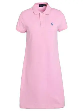 Polo Ralph Lauren Cotton Mesh Mini Polo Dress - Pink