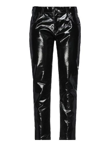 Emporio Armani Cotton Elastane Tapered Pants - Black