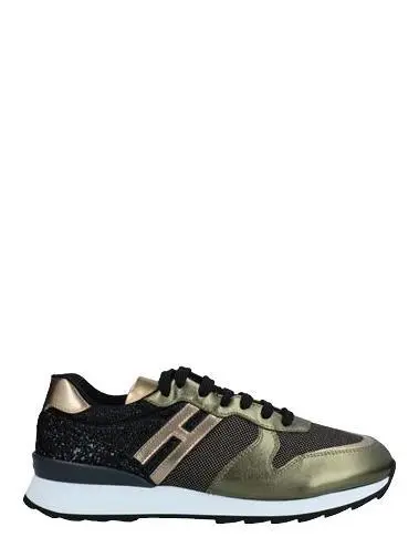 Hogan Sneakers With Glitter Detailing - Green
