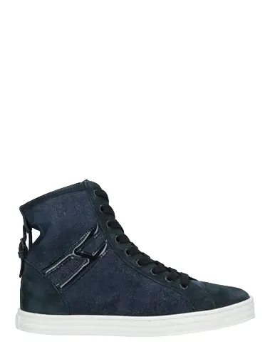 Hogan Rebel Leather High-top Sneakers - Blue