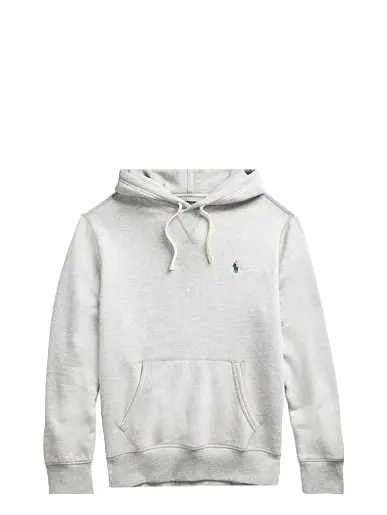 Polo Ralph Lauren Fleece Hoodie Sweatshirt Size Cotton, Recycled Polyester - Grey