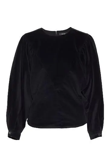 Isabel Marant Velvet Top - Black