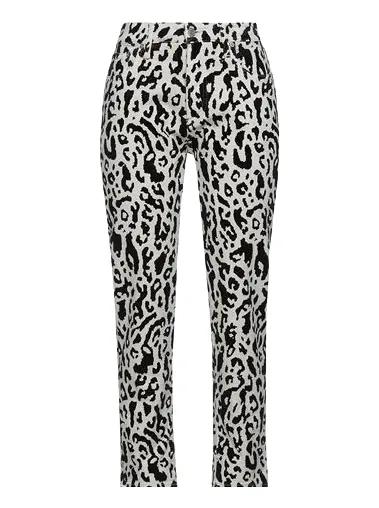 DEPARTMENT 5 Tapered Animal Print Pants - White
