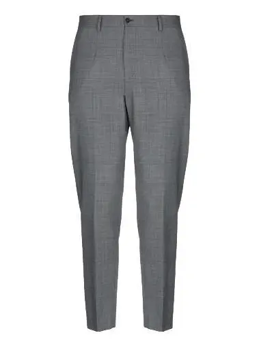 Dolce & Gabbana Tapered Virgin Wool Blend Trousers - Black
