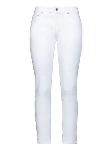 DONDUP Tapered Stretch Pants - White