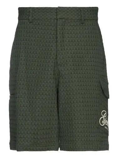 Gcds Embroidered Bermuda Shorts - Green