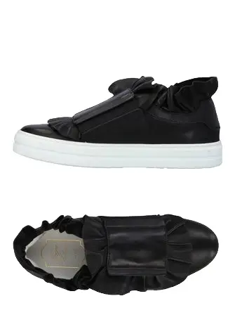 ROGER VIVIER Leather Sneakers - Black