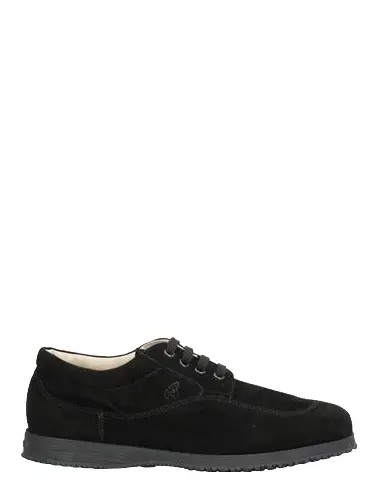 Hogan Leather Lace-up Derby Shoes - Black