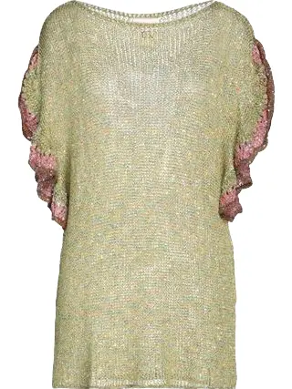 SEMICOUTURE Knit Top - Green