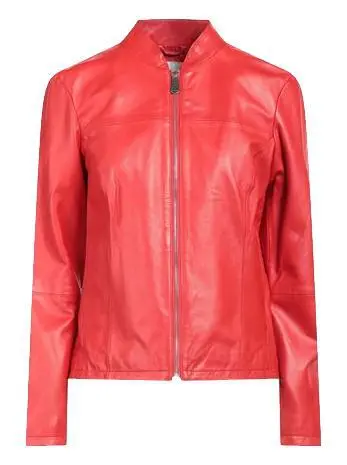 Peuterey Leather Jacket - Red