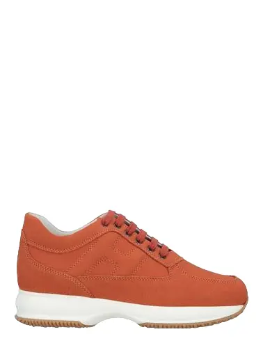 Hogan Leather Sneakers - Red