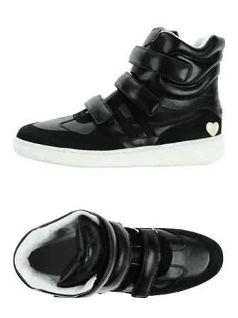 KATIE GRAND LOVES HOGAN Leather High-top Sneakers - Black