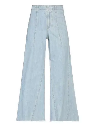 Au Jour Le Jour Cotton Flared Jeans - Blue