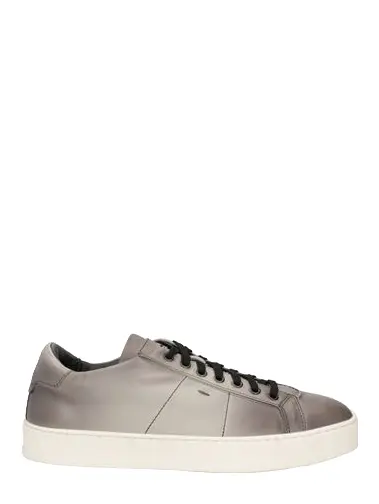 Santoni Soft Leather Sneakers - Grey