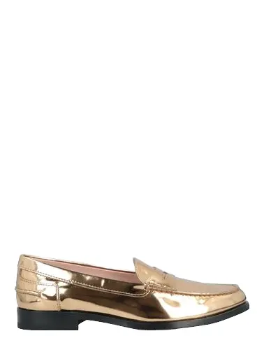 TOD'S Loafers In Leather - Gold
