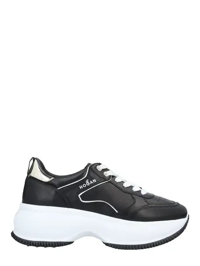 Hogan Leather Chunky Sneakers - Black