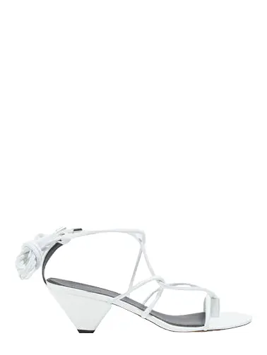 Isabel Marant Lambskin Sandals - White